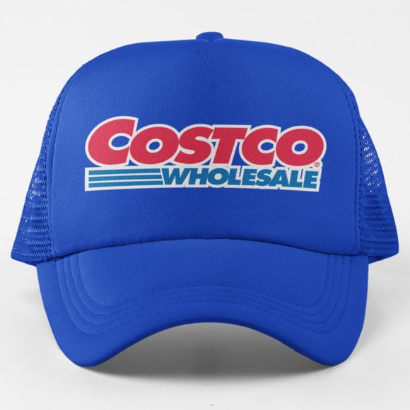 Accessories | New Costco Foam Trucker Mesh Snapback Hat Blue | Poshmark